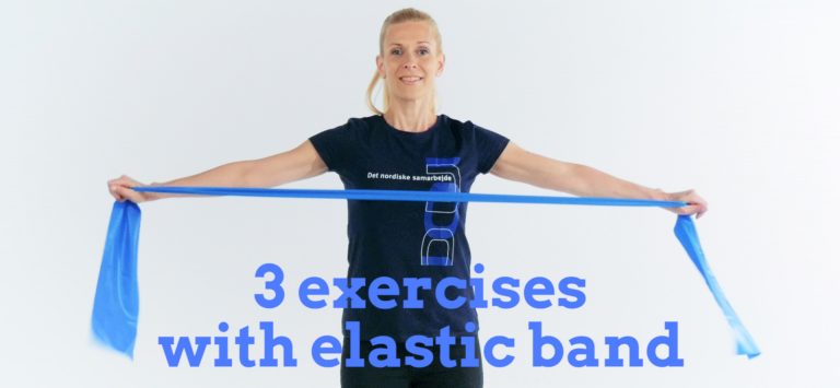 Exercises with elastic band - NIVA Education